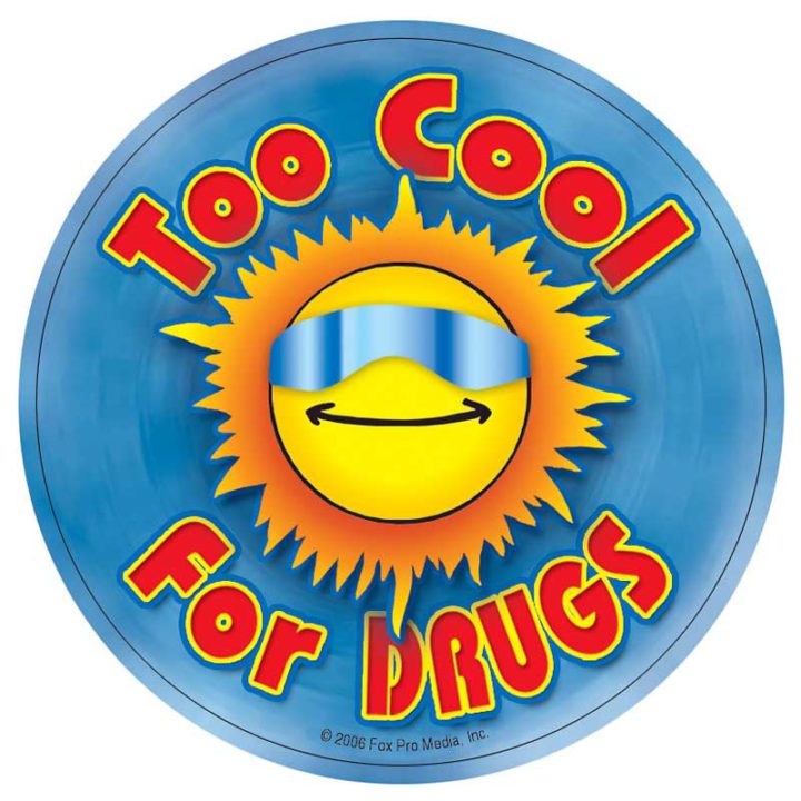 Too Cool For Drugs Stickers | Prevention and Treatment Resource Press