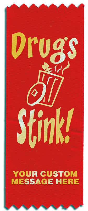 "Drugs Stink!" Red Ribbon | Prevention and Treatment Resource Press