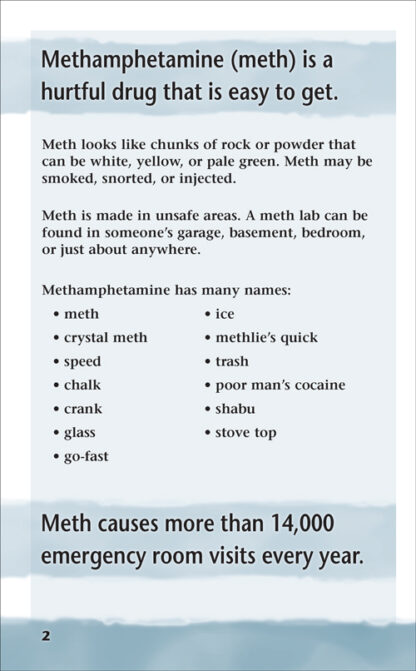 Methamphetamine Booklet | Prevention & Treatment Resources
