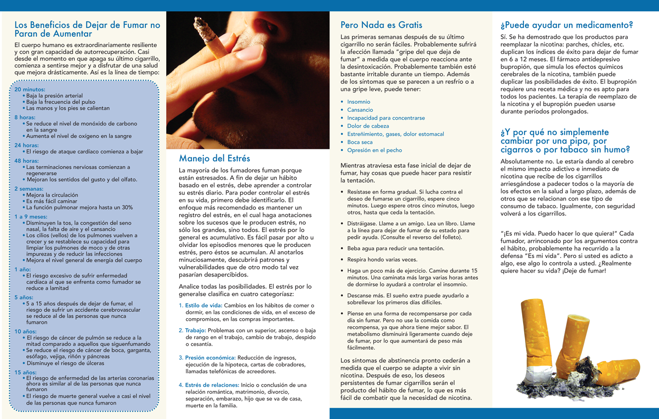 "InFocus: Quitting Tobacco" Pamphlet | Prevention and Treatment ...