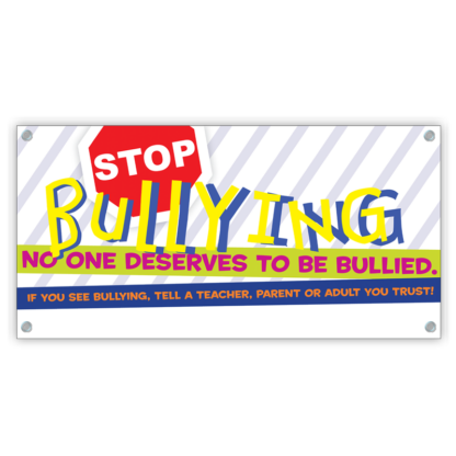 Stop Bullying Banner | Bullying Prevention Education Resources