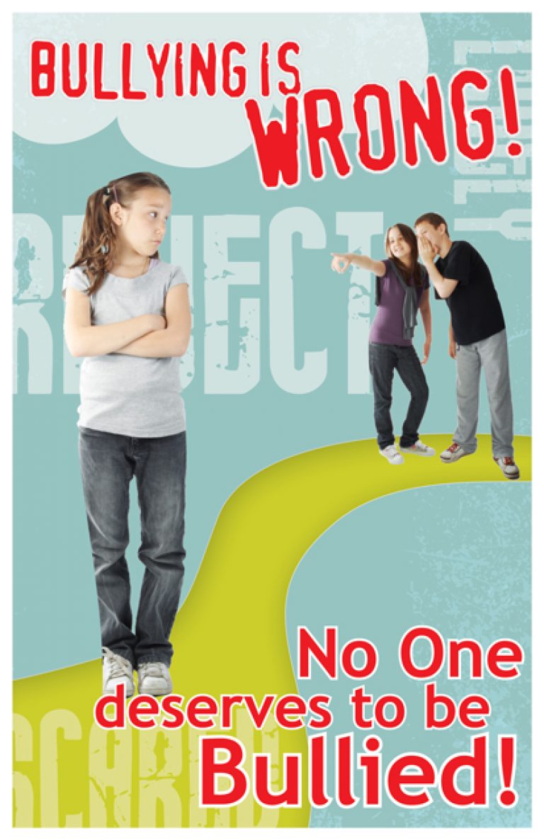 "Bullying is...Wrong!" Poster | Prevention and Treatment Resource Press