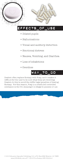 Foxy Rack Card | Drug Prevention Products | PTR Press