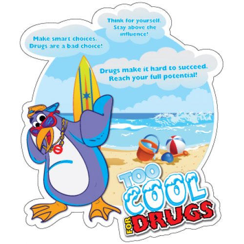"Too Cool For Drugs" Wall Graphic | Prevention and Treatment Resource Press