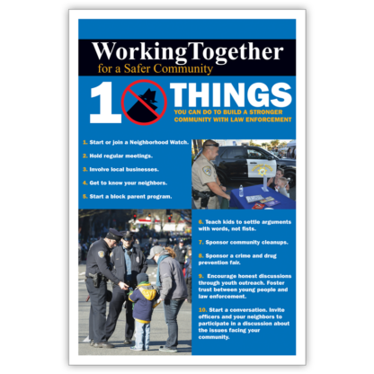 Community Relations Poster | Prevention Education Resources