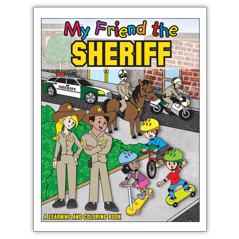 "My Friend the Sheriff!" Learning Activity & Coloring Book