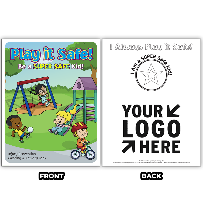 Be a Super Safe Kid: Injury Prevention Coloring & Activity Books