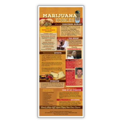 Marijuana Edibles Rack Card | Prevention Education Resources