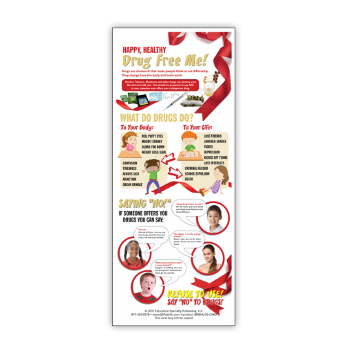 Red Ribbon Week Presentation Card | Prevention & Treatment Resources