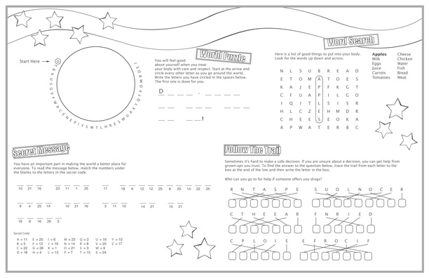 "I Pledge to be Drug-Free!" Activity Sheet | Prevention and Treatment ...
