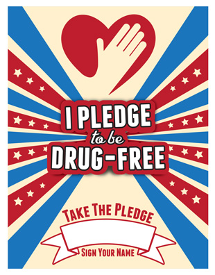 "I Pledge to be Drug-Free!" Activity Sheet | Prevention and Treatment ...