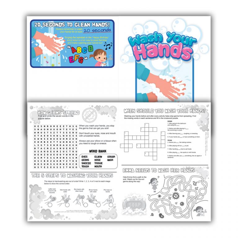 “Wash Your Hands” Learning and Activity Sheet | PTR Press