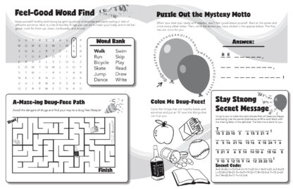 Celebrate A Drug-Free Life Activity Sheet | Prevention Treatment Resource